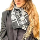 Western Cowboy Green Warm Neck Hood, Hooded Scarf Winter for Women with ...
