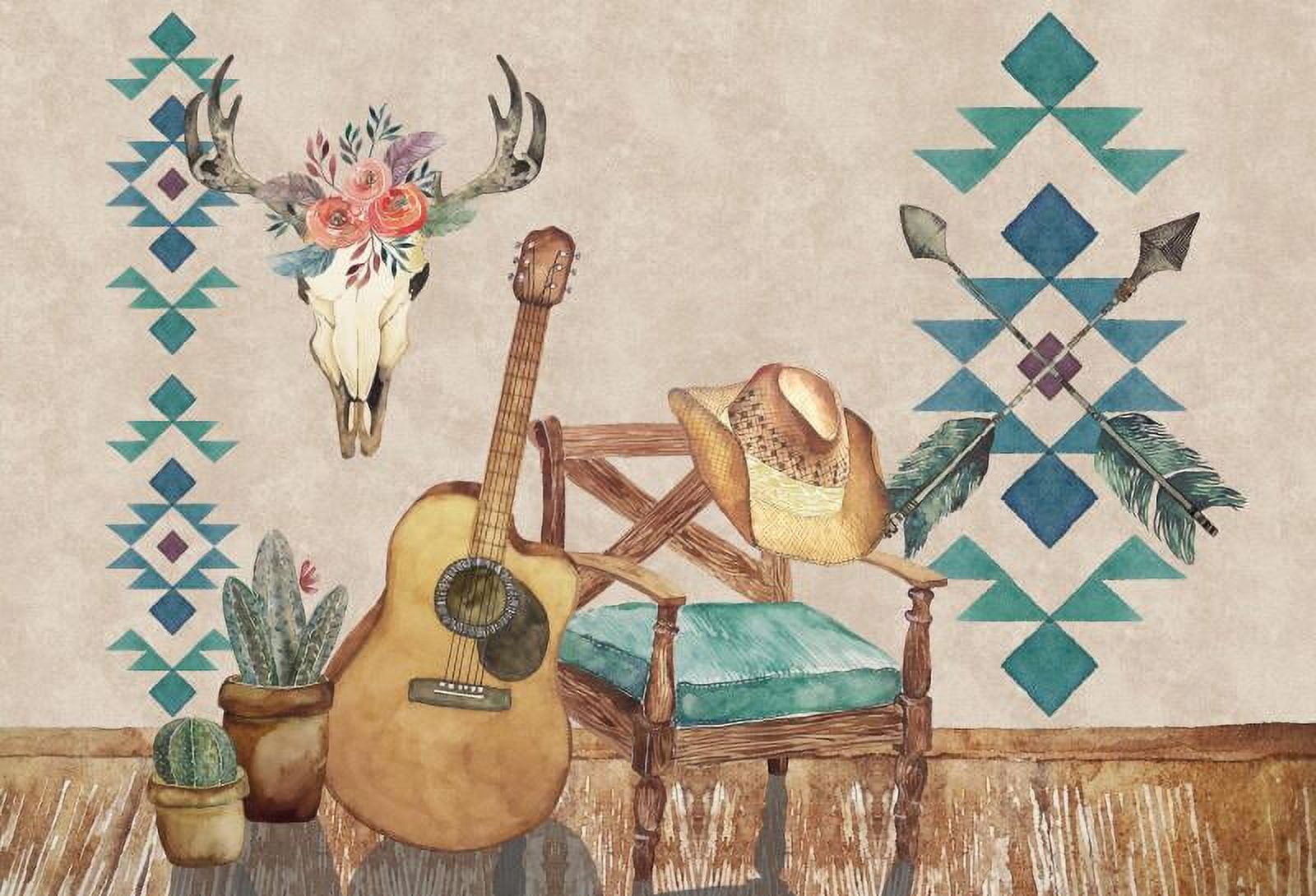 Western Cowboy Happy Birthday Photo Backdrop White Horse Vintage ...