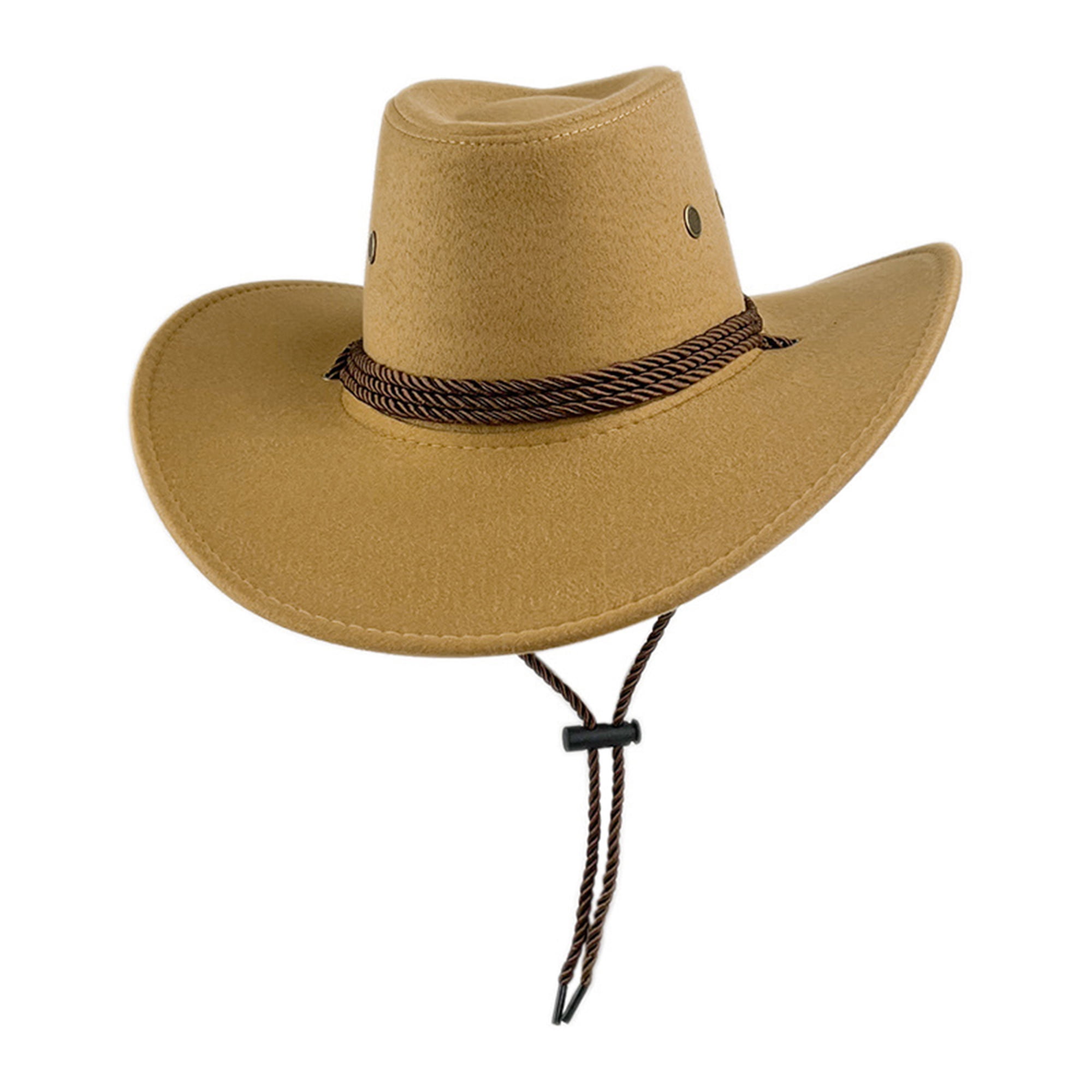 Western Cowboy Hat Casual Party Wide Brim Retro Vintage Cap Hat ...