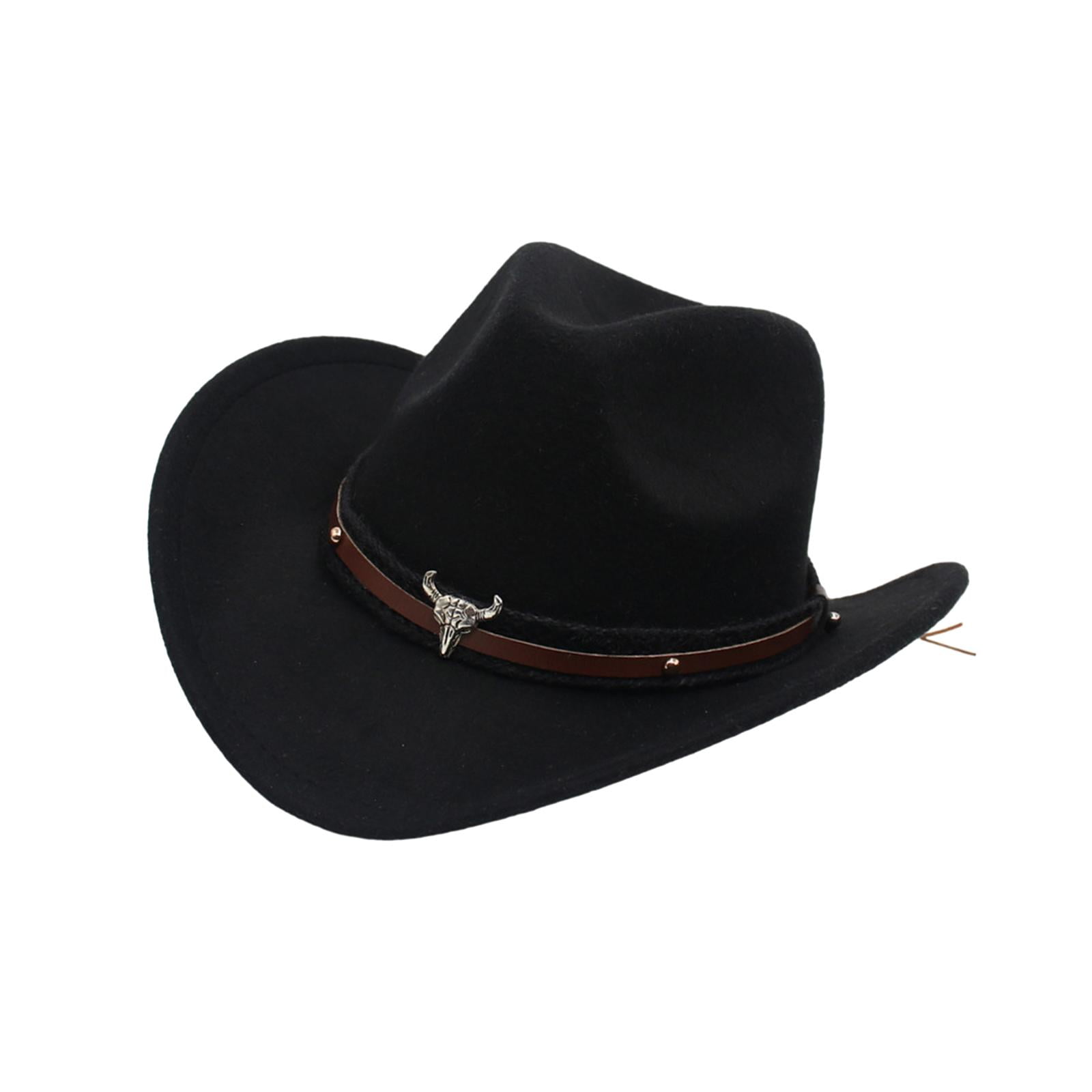 Western Cowboy Hat Casual Summer Sun Protection Hat for Unisex Fishing ...