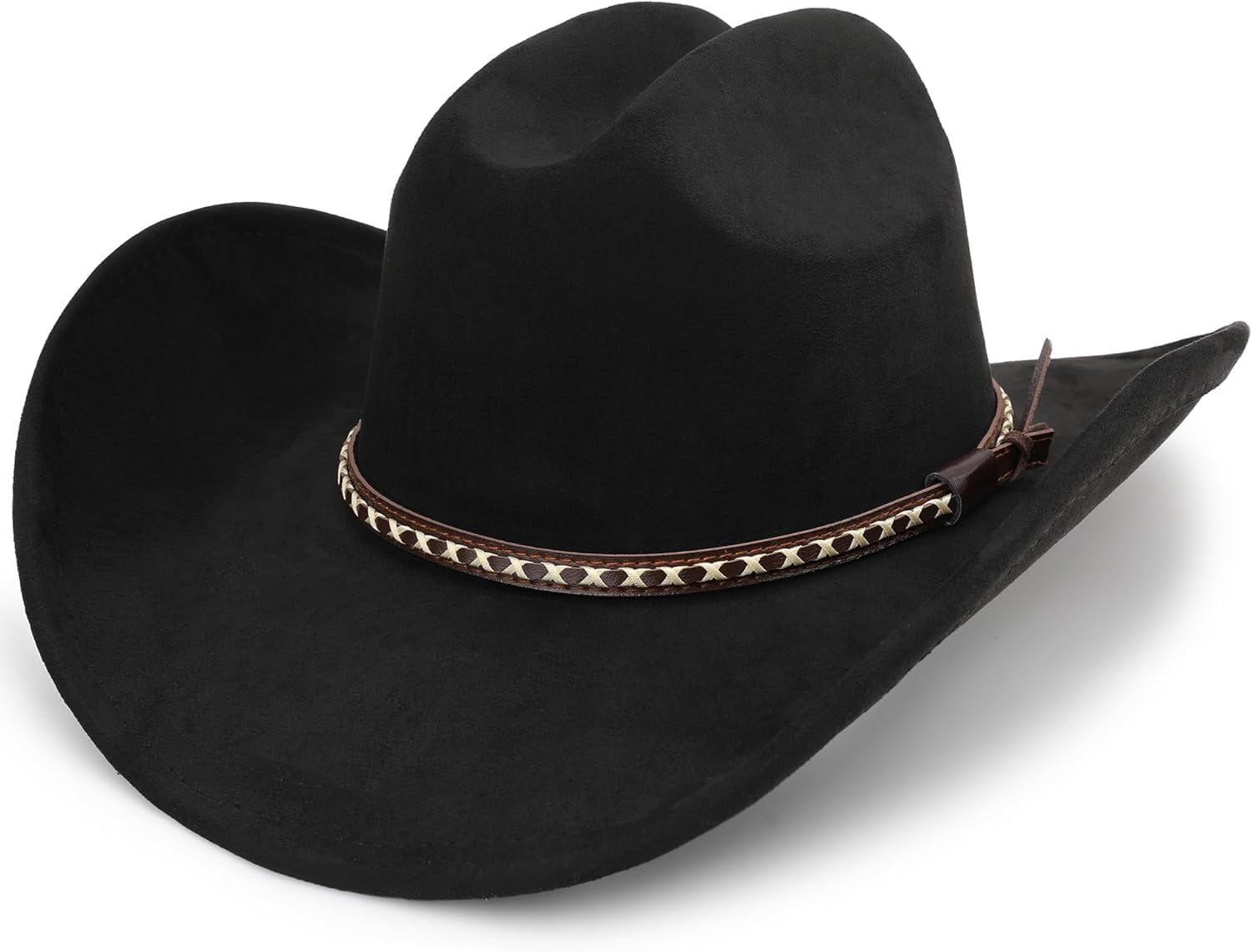 Western Cowboy Hat for Women and Men Big Wide Brim Felt Hats for ...