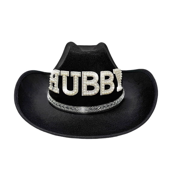 Western Cowboy Hat with Lettering Design for Party Stage Performances ...