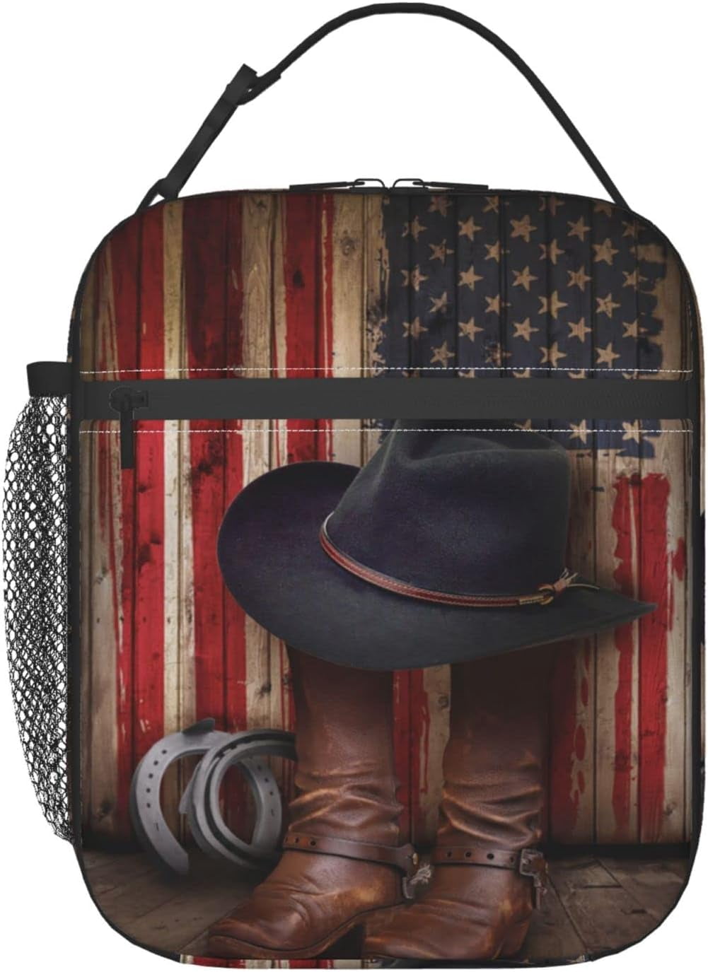 Western Cowboy Lunch Bag/Lunch Box/Lunch Tote/Picnic Bags Insulated ...
