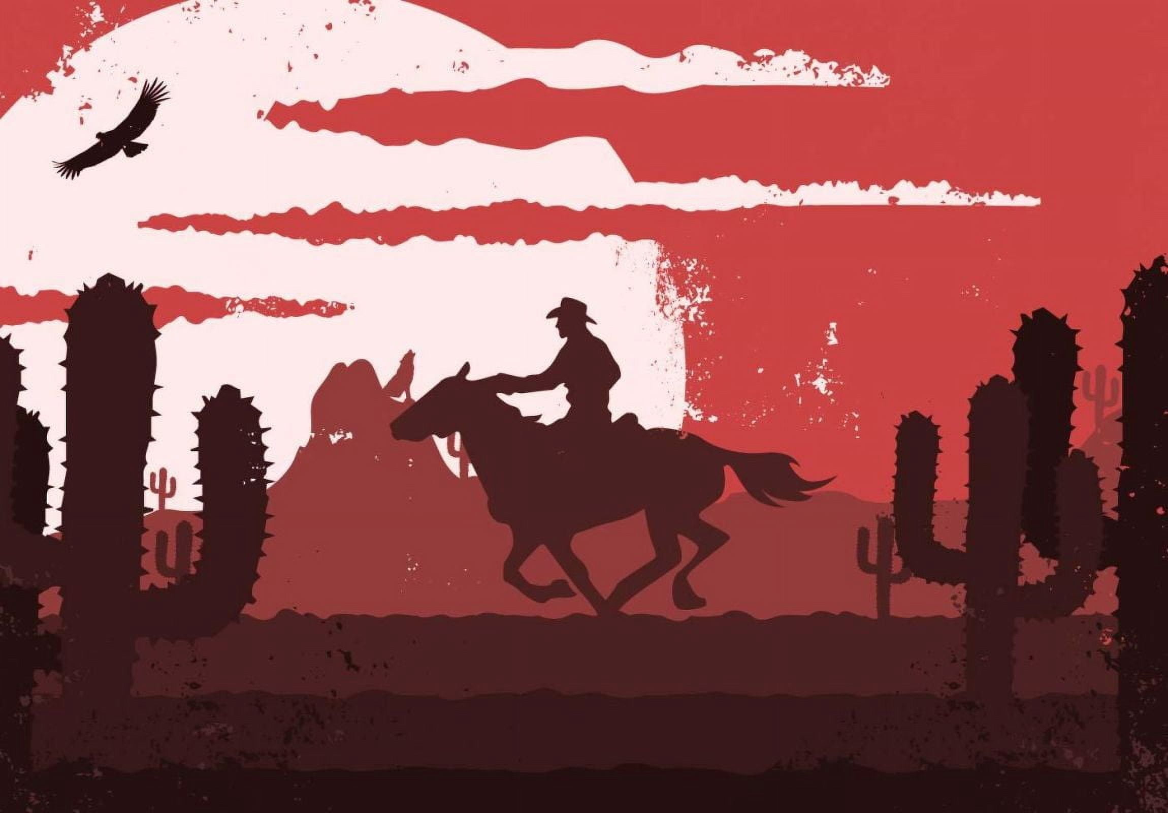 Western Cowboy Party Saloon Scene Setters Themed Background Photo ...