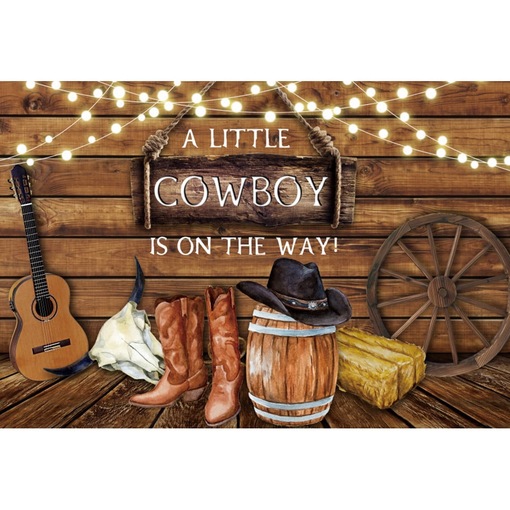 Western Cowboy Photography Background Farm Wood Barn Horse Rustic Kids ...