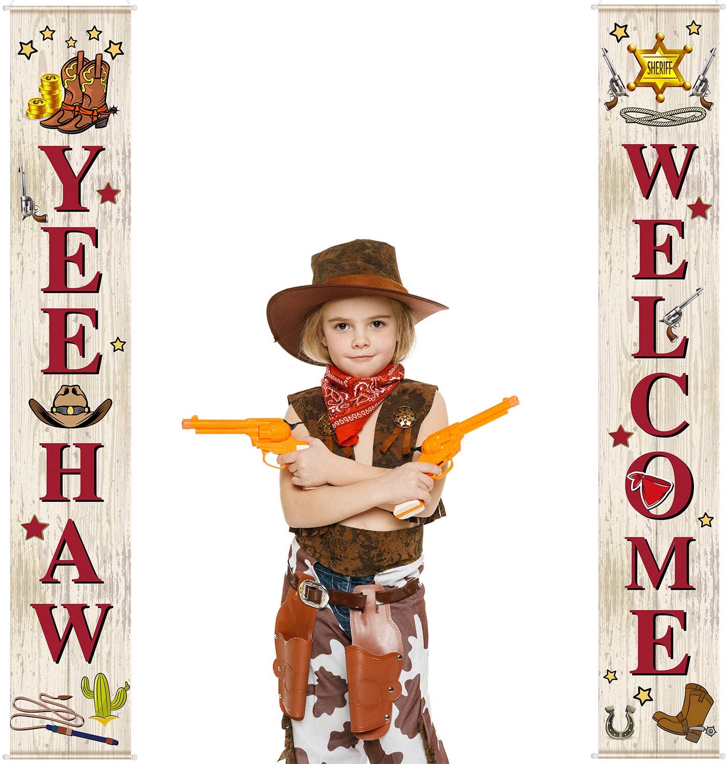 Western Cowboy Themed Party Decorations Wild West Party Favors Country ...