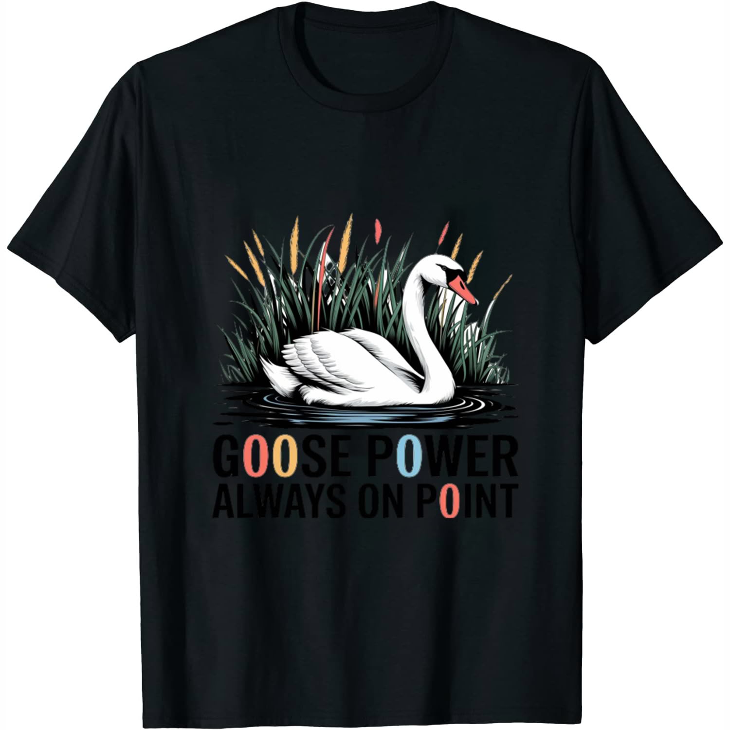 Western Cowghost Retro Goose Power Always On Point Halloween T-Shirt ...