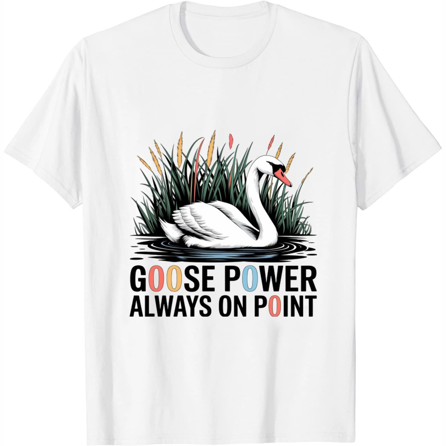 Western Cowghost Retro Goose Power Always On Point Halloween T-Shirt ...