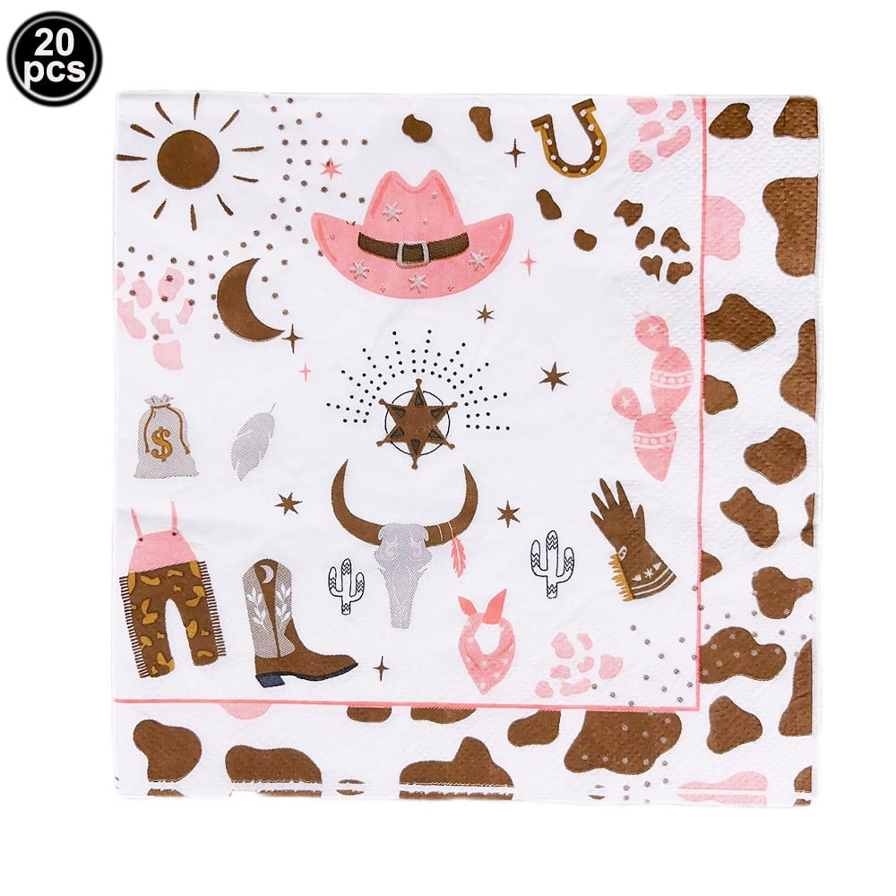 Western Cowgirl Party Decor Tableware Cowgirl Birthday Party Supplies ...