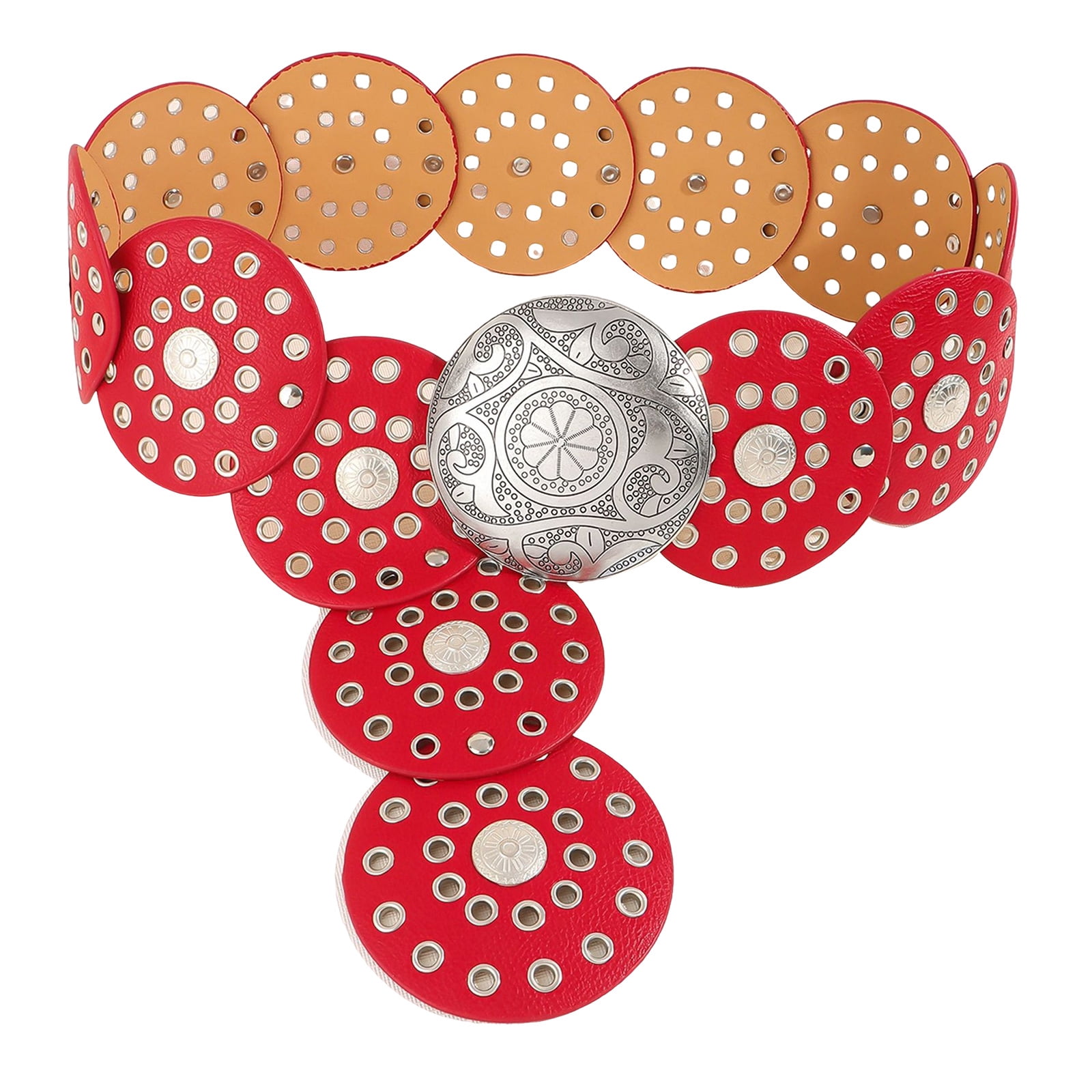 Western Cowgirl Vintage Belt for Women Lady Girl with Rivet Accents ...