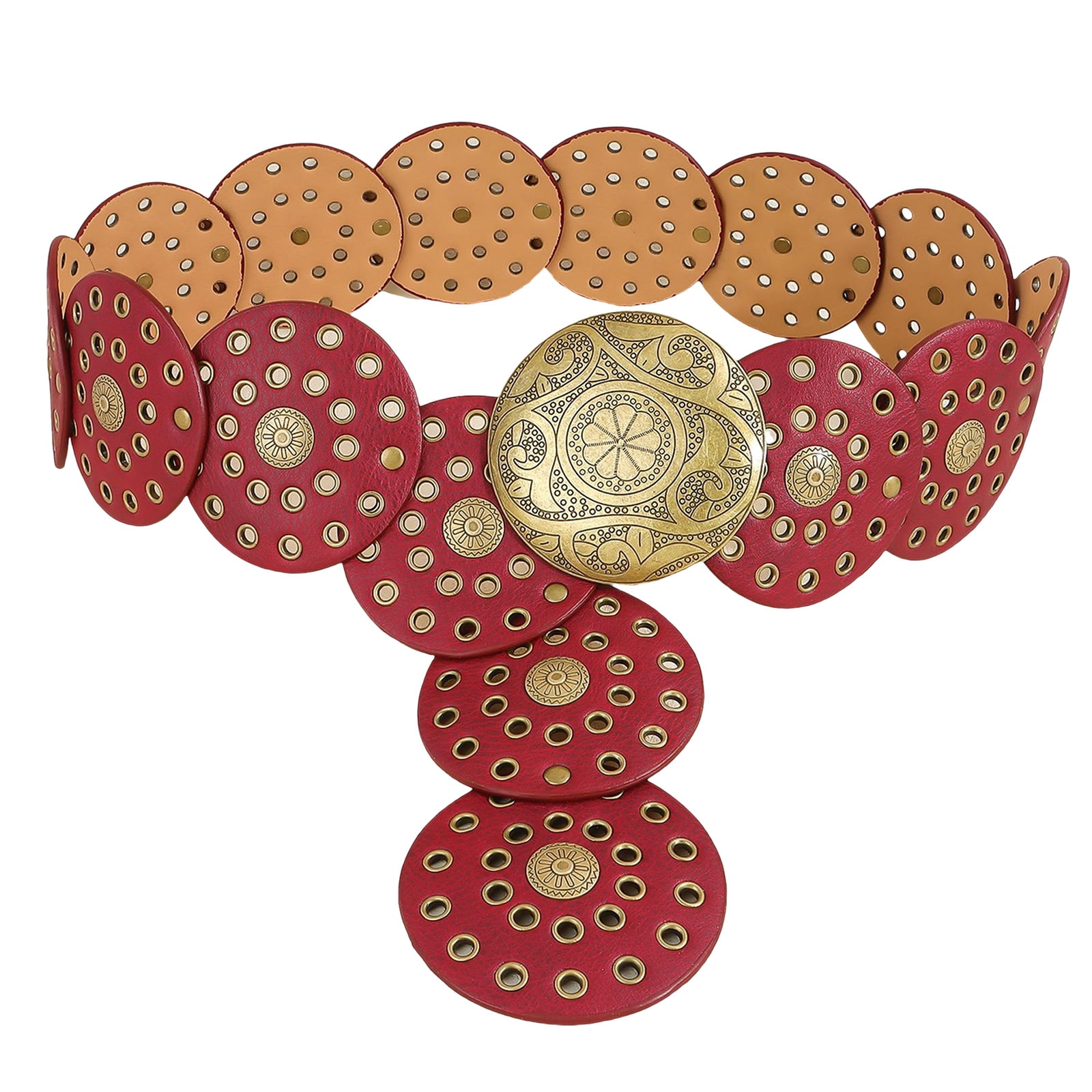 Western Cowgirl Vintage Belt for Women Lady Girl with Rivet Accents ...