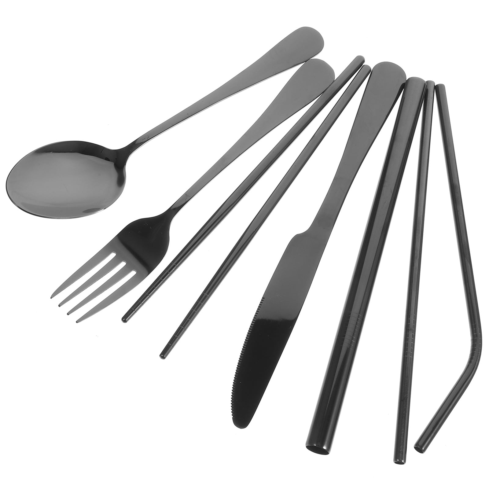 Western Cutlery Set Flatware Metal Chopsticks Stainless Steel ...