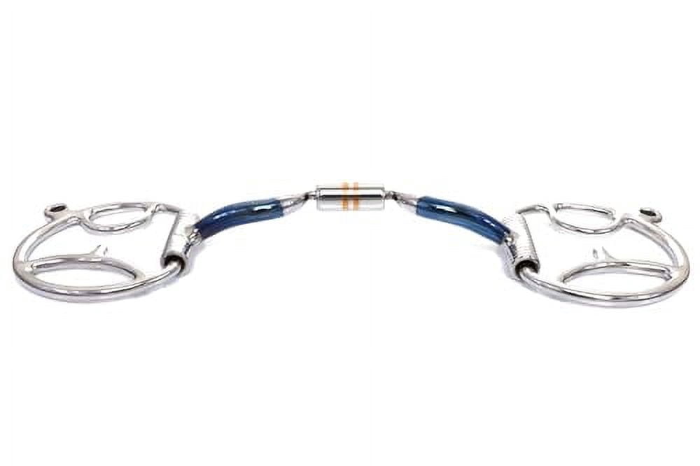 Western D-Ring w/Hooks Sweet Iron Low Port Barrel Snaffle Bit - Walmart.com