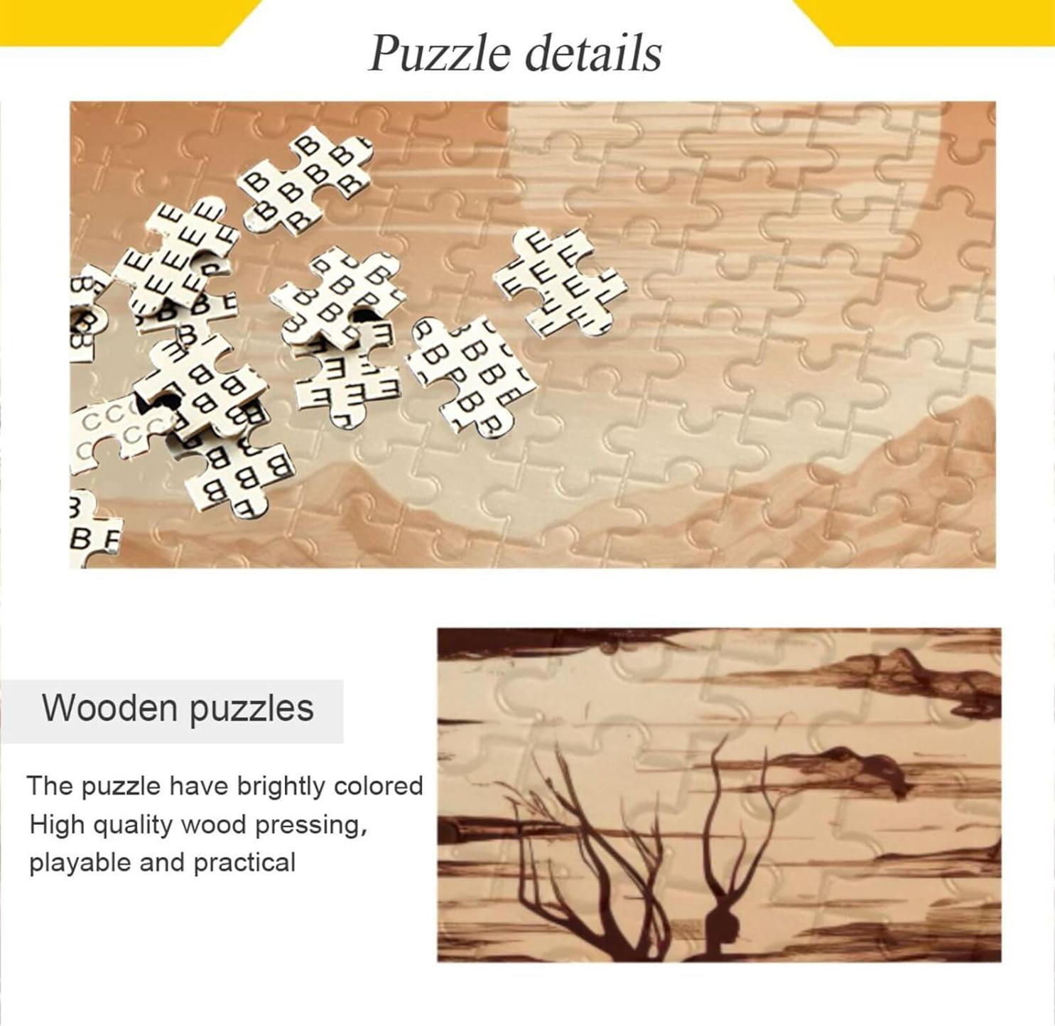 Western Desert Cowboy Wooden Jigsaw Puzzles, Intellectual Entertainment ...