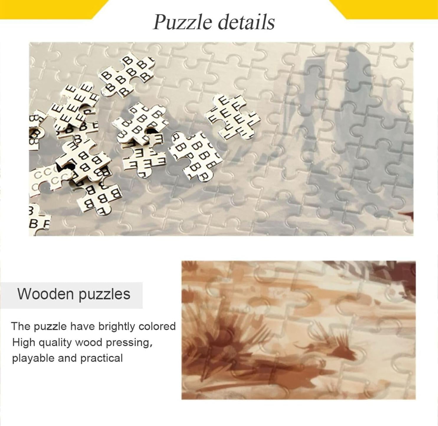 Western Desert Cowboy Wooden Jigsaw Puzzles, Intellectual Entertainment ...
