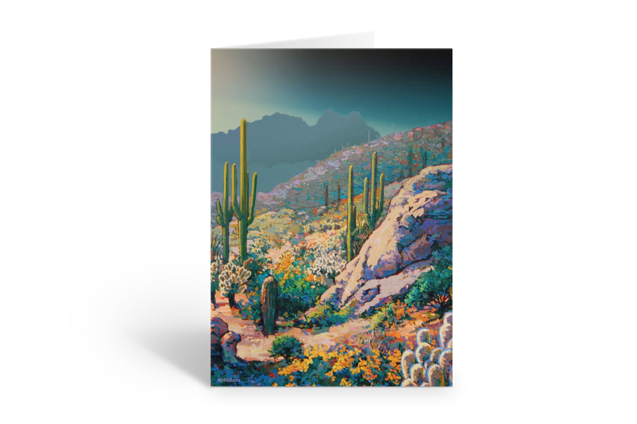 Western Desert Note Card - 10 Note Cards and Envelopes - - Walmart.com