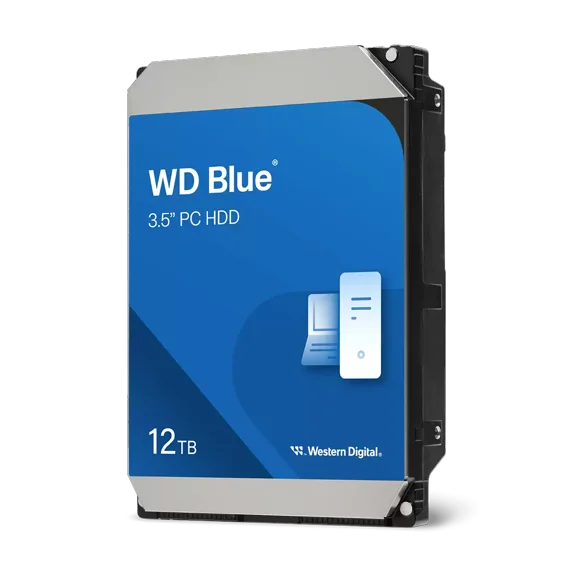 Western Digital 12TB WD Blue PC Desktop SATA HDD, 3.5" Internal Hard ...
