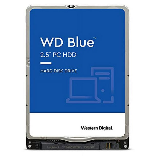 Western Digital 1TB WD Blue Mobile Hard Drive HDD - 5400 RPM, SATA 6 Gb/s, 128 MB Cache, 2.5 ...