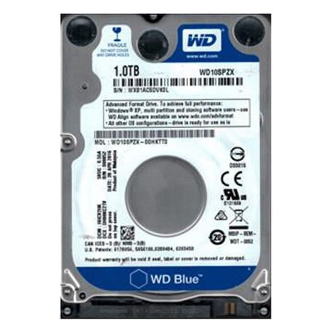 Western Digital 2.5 in. 1TB Surveillance Hard Disk Bare Drives - Blue ...
