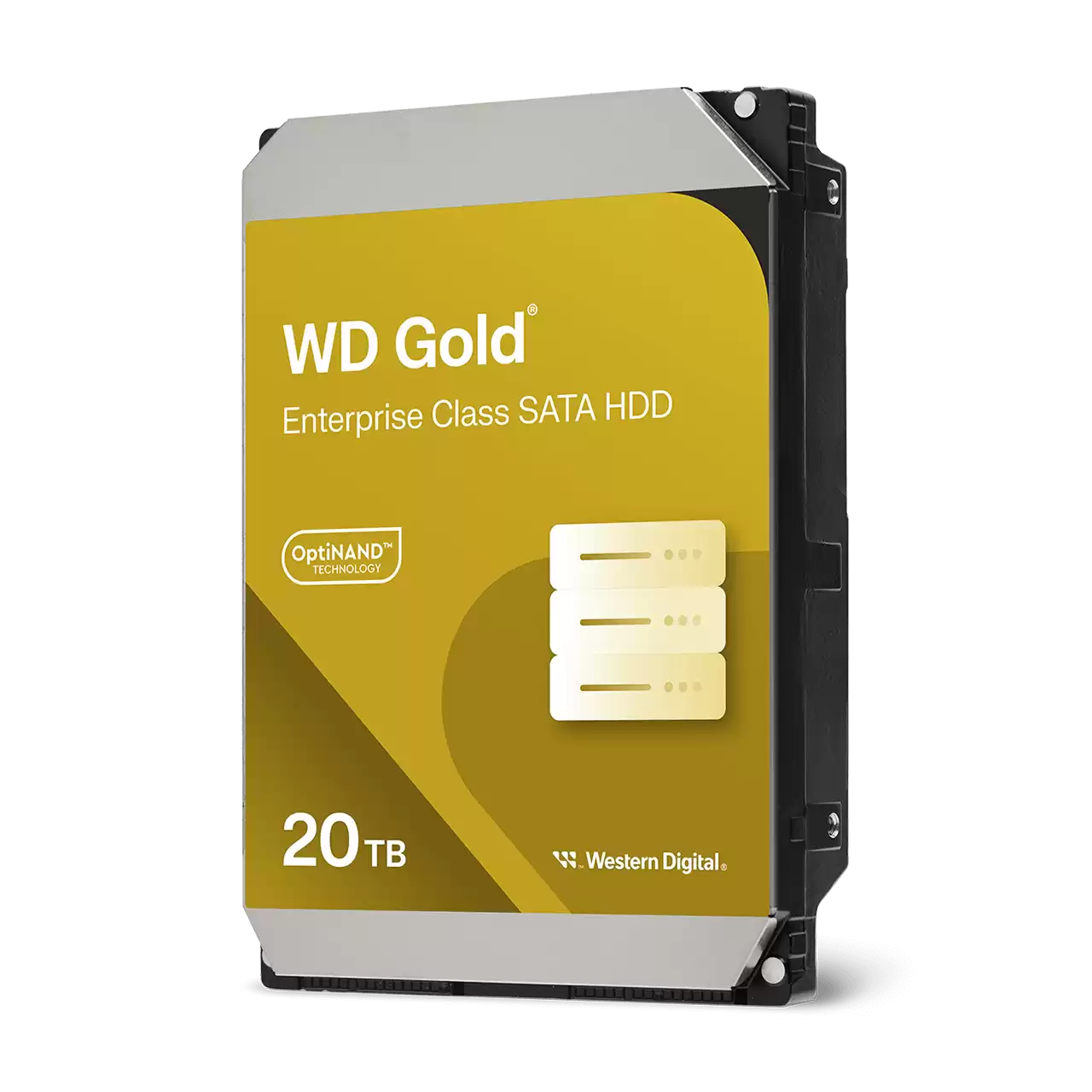Western Digital 20TB WD Gold Enterprise SATA HDD, 7200 RPM, 512MB Cache ...