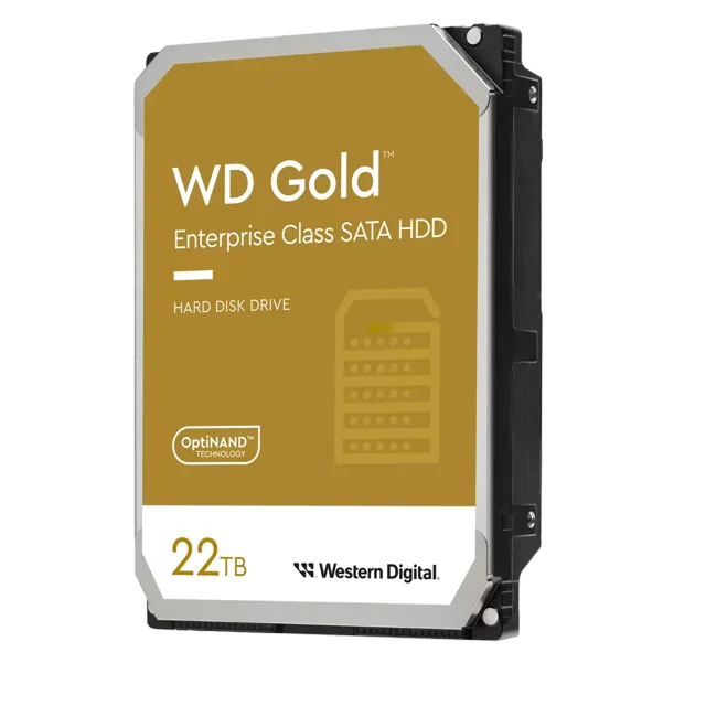 Western Digital 22TB WD Gold Enterprise Class SATA HDD, Internal Hard ...