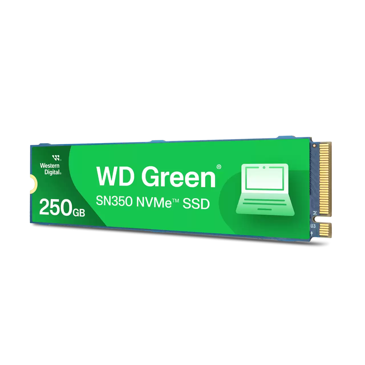 Western Digital 250GB WD Green SN350 NVMe SSD, Internal M.2 2280 Solid ...