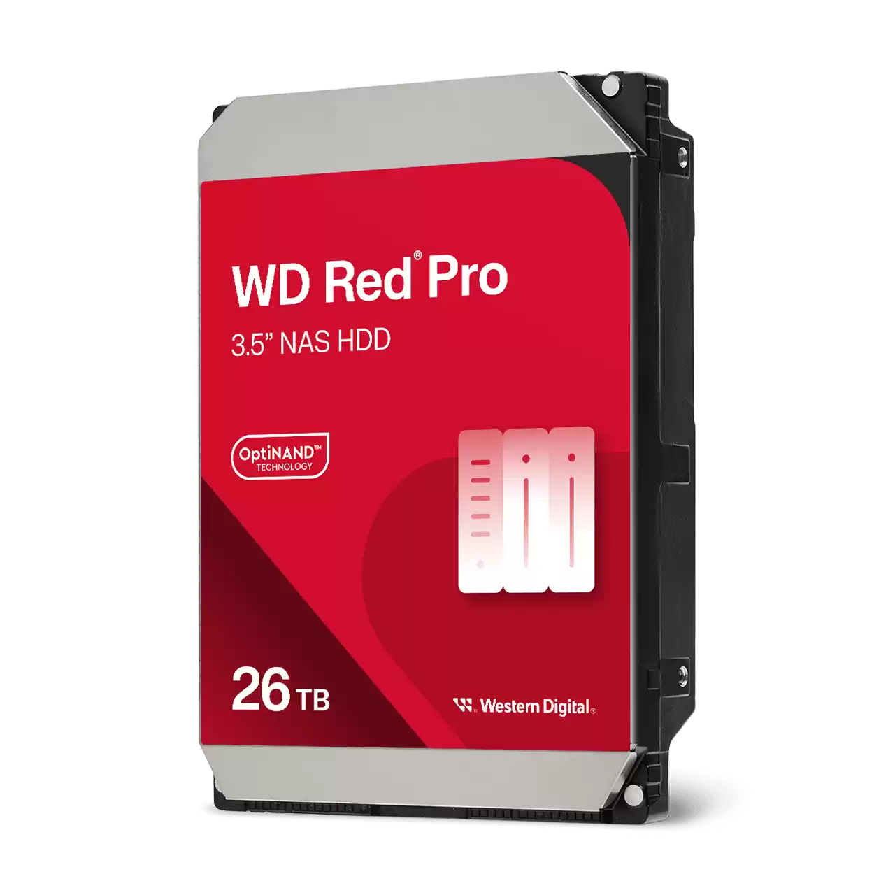 Western Digital 26TB WD Red Pro NAS SATA HDD, 3.5" Internal Hard Drive ...
