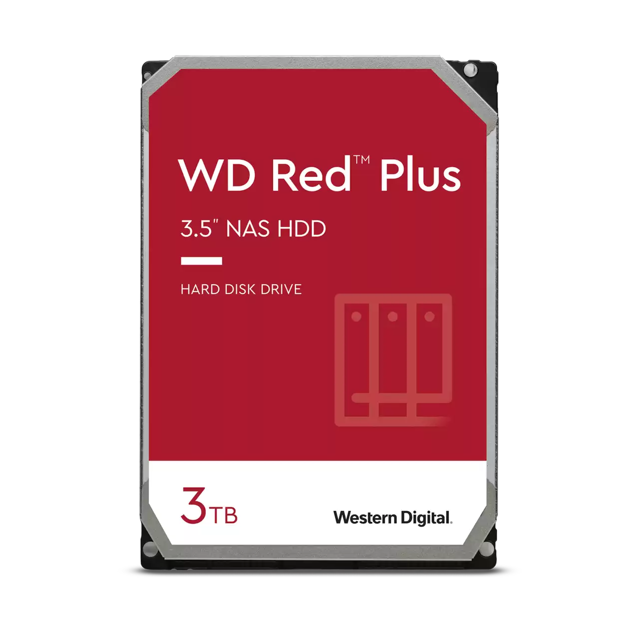 Western Digital 3TB WD Red Plus NAS HDD, Internal 3.5'' Hard Drive ...
