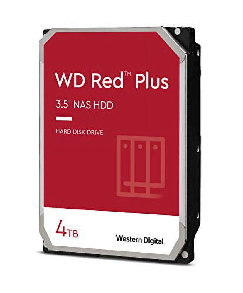Western Digital 4TB WD Red Plus NAS Internal Hard Drive - 5400 RPM ...