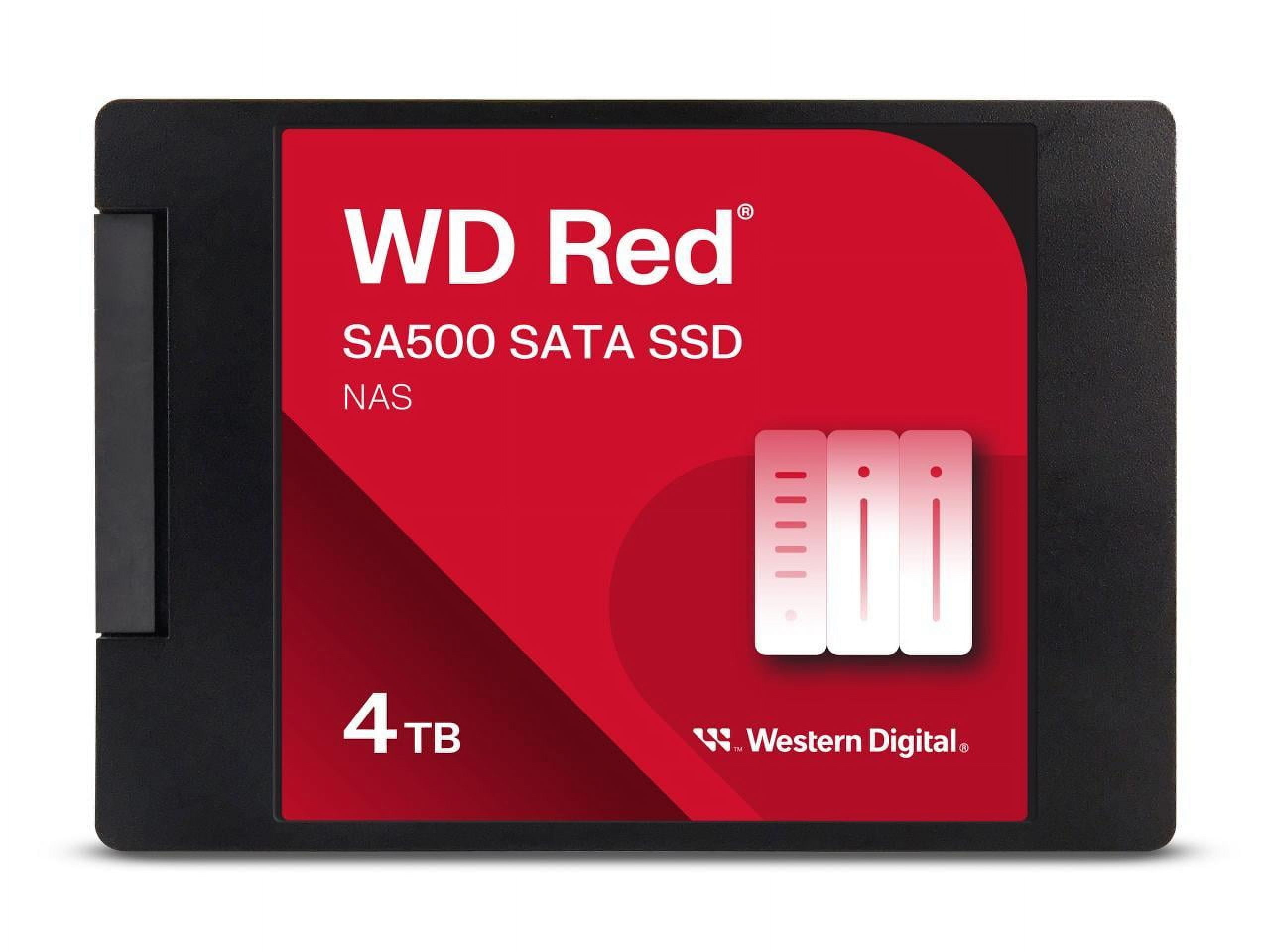 Western Digital 4TB WD Red SA500 NAS 3D NAND Internal SSD Solid State ...