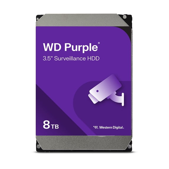 Western Digital, HDD, WD85PURZ 8 TB, Surveillance Class Storage ...