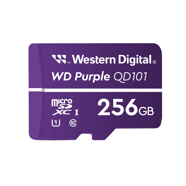 Western Digital 256GB WD Purple SC Ultra Endurance microSDXC Memory ...