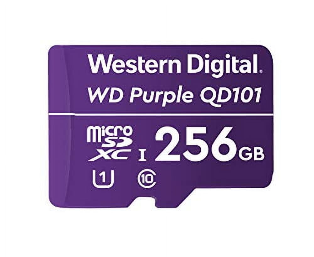 Western Digital 256GB WD Purple SC Ultra Endurance microSDXC Memory ...