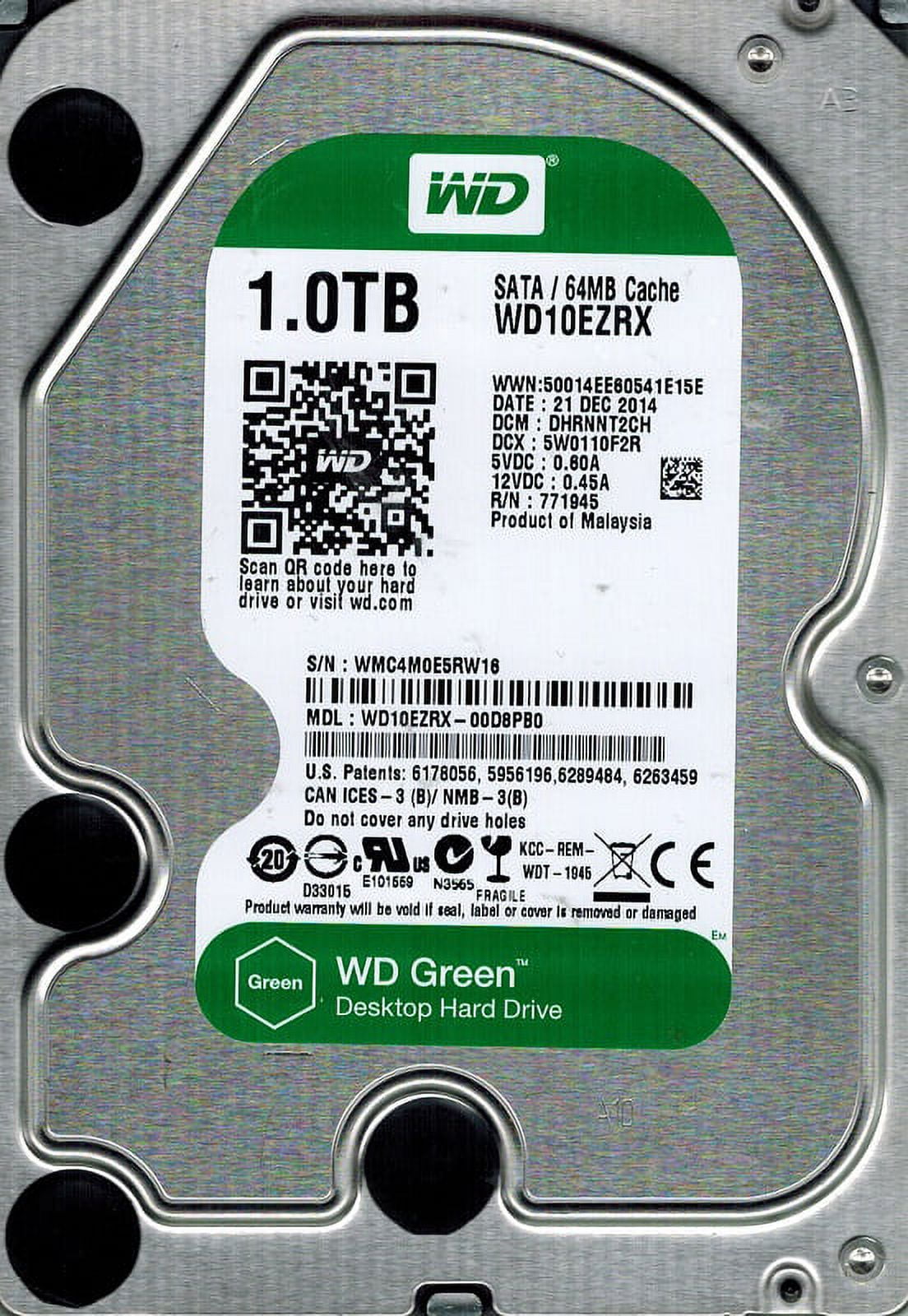Western Digital WD10EZRX-00D8PB0 1TB DCM: DHRNNT2CH - Walmart Business ...