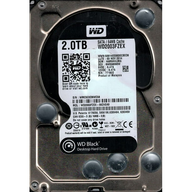 Western Digital WD2003FZEX-00Z4SA0 DCM: HARNNVJMA 2TB - Walmart ...