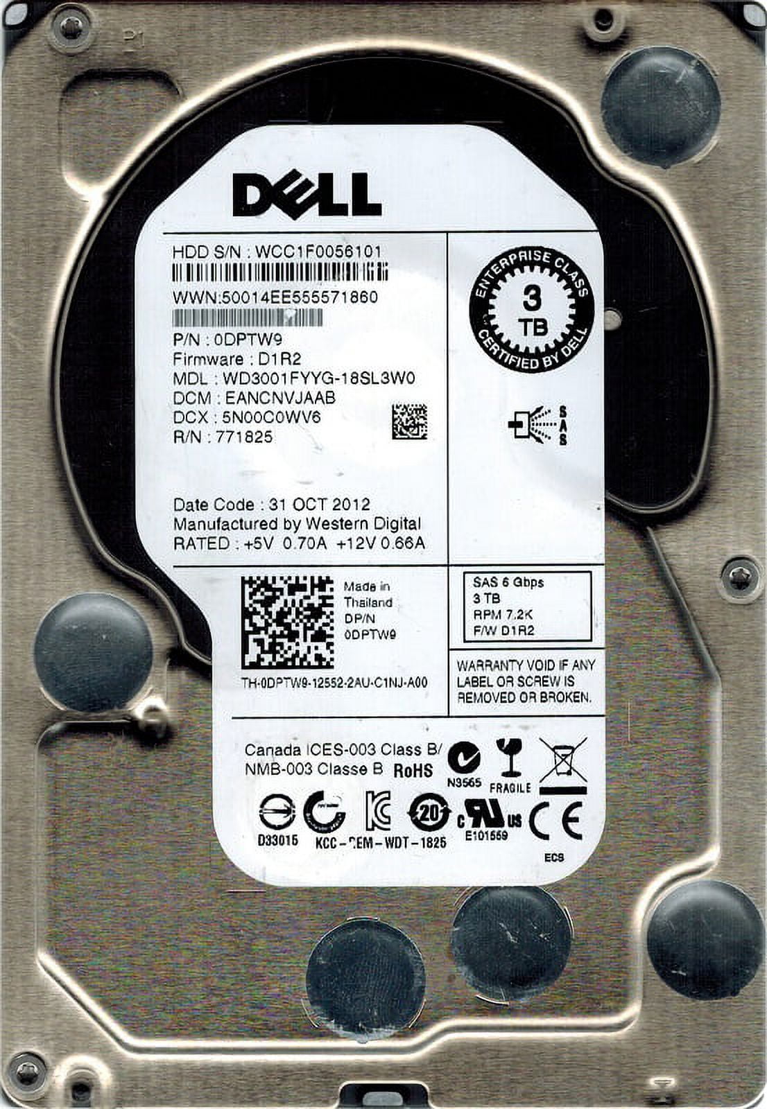 Western Digital WD3001FYYG-18SL3W0 3TB DCM: EANCNVJAAB - Walmart.com