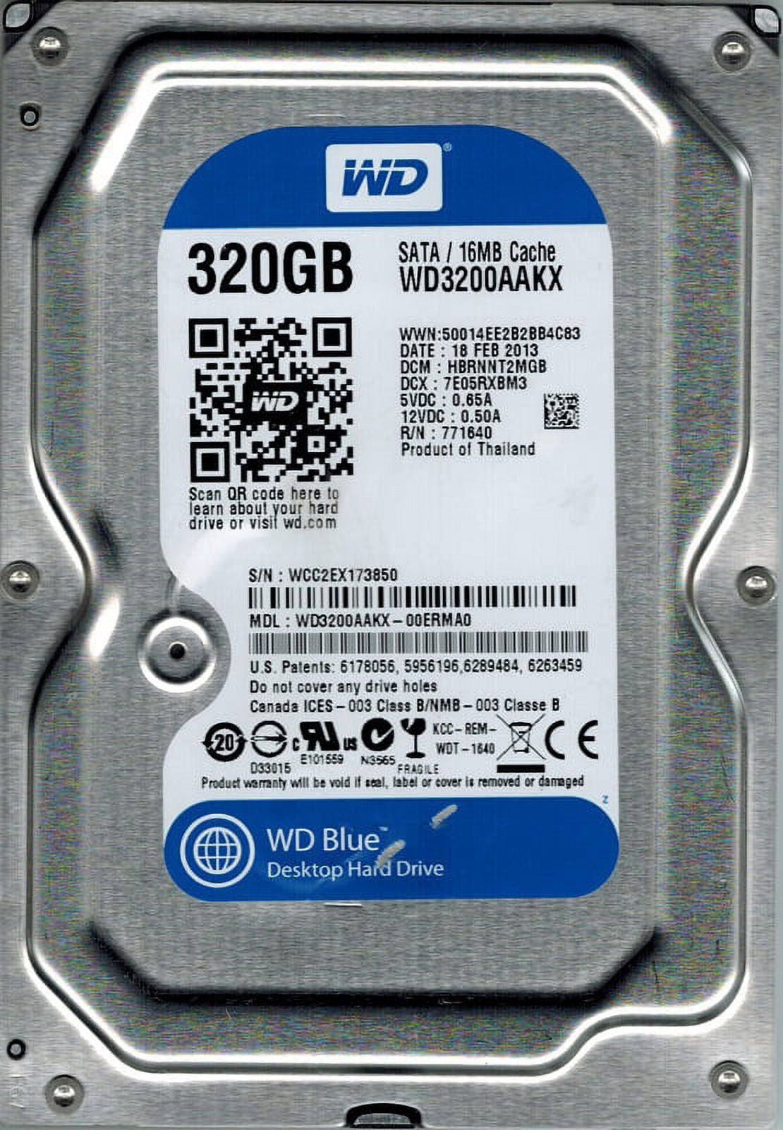 Western Digital WD3200AAKX-00ERMA0 320GB DCM: HBRNNT2MGB - Walmart ...