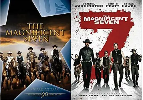 Western Double Feature Original Magnificent Seven and The Magnificent ...
