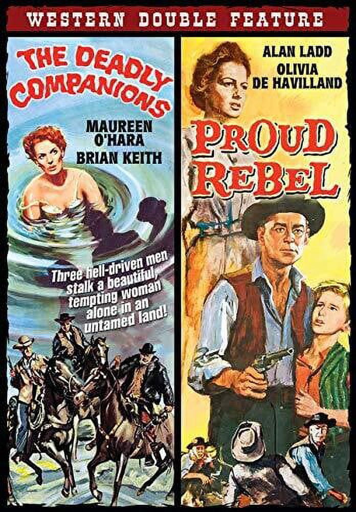 Western Double Feature: The Deadly Companions / The Proud Rebel (DVD ...