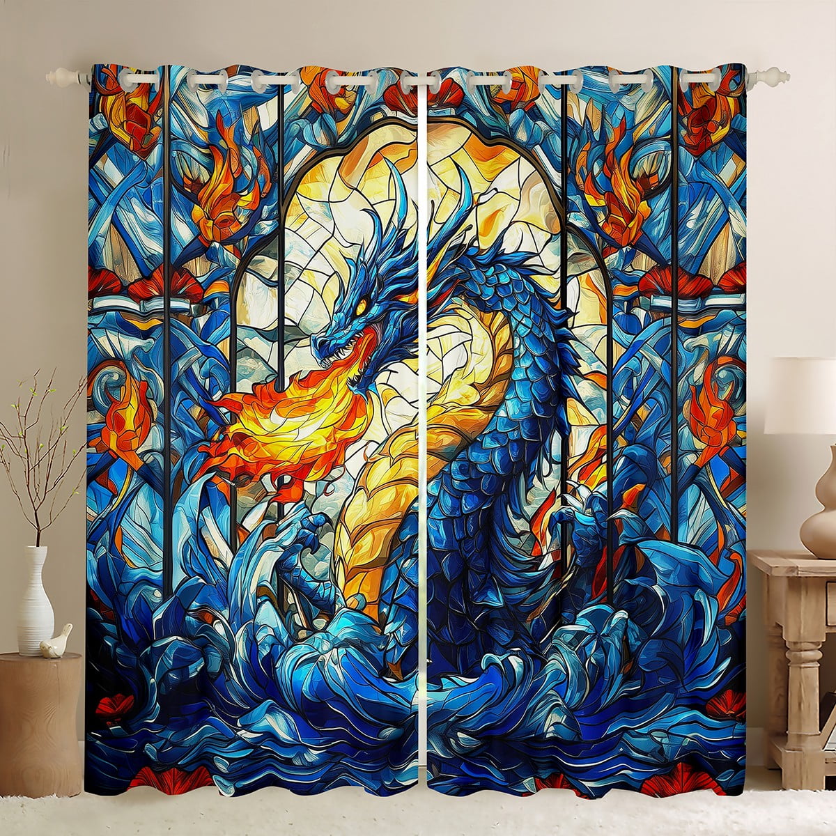 Cool Cowboy Curtains Western Farmhouse Window Curtain for Adult Women ...