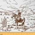 Western Fabric by the Yard,Farmhouse Cowboy Upholstery Fabric,Western ...