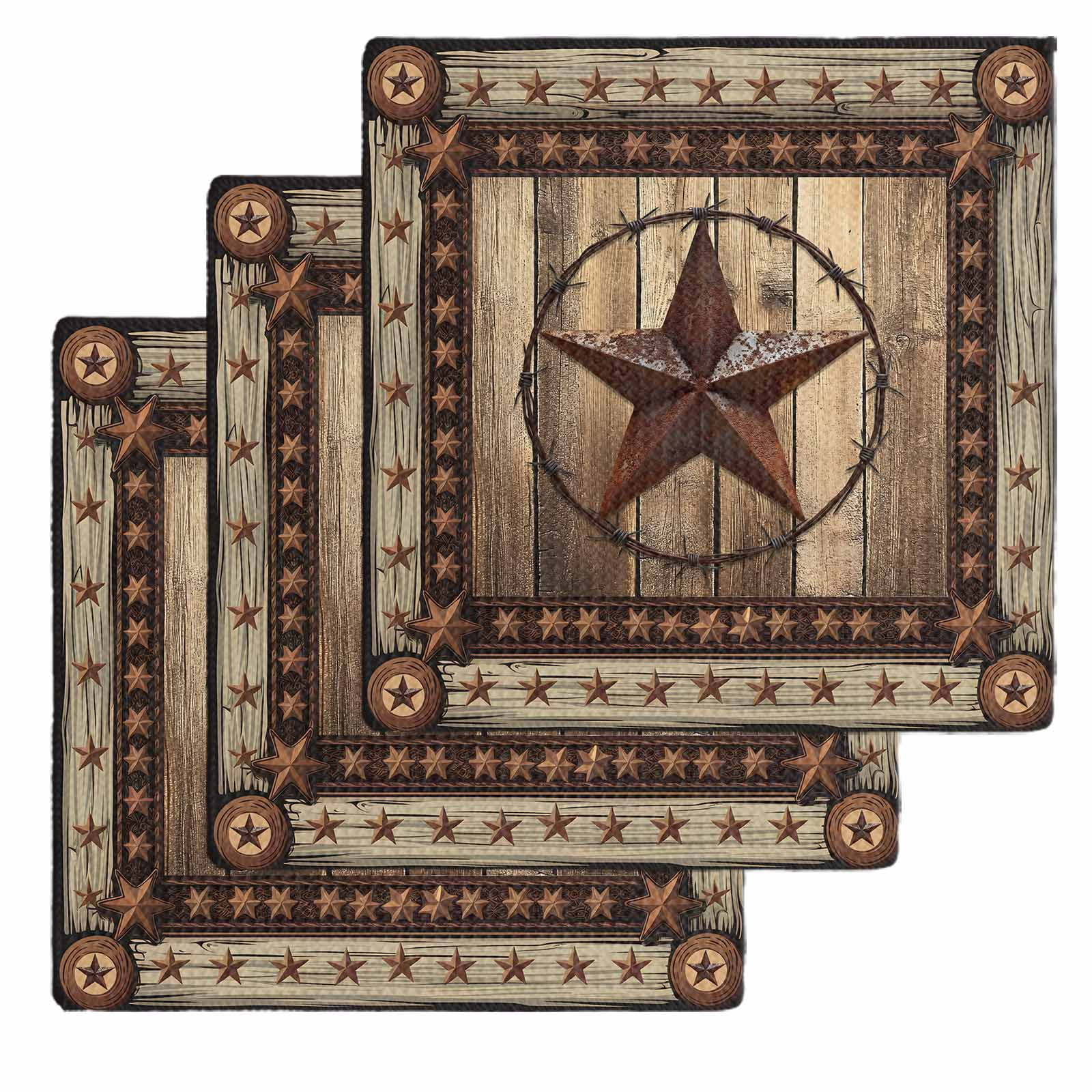 Western Farmhouse Kitchen Dish Towels for Drying Dishes Set of 3 ...