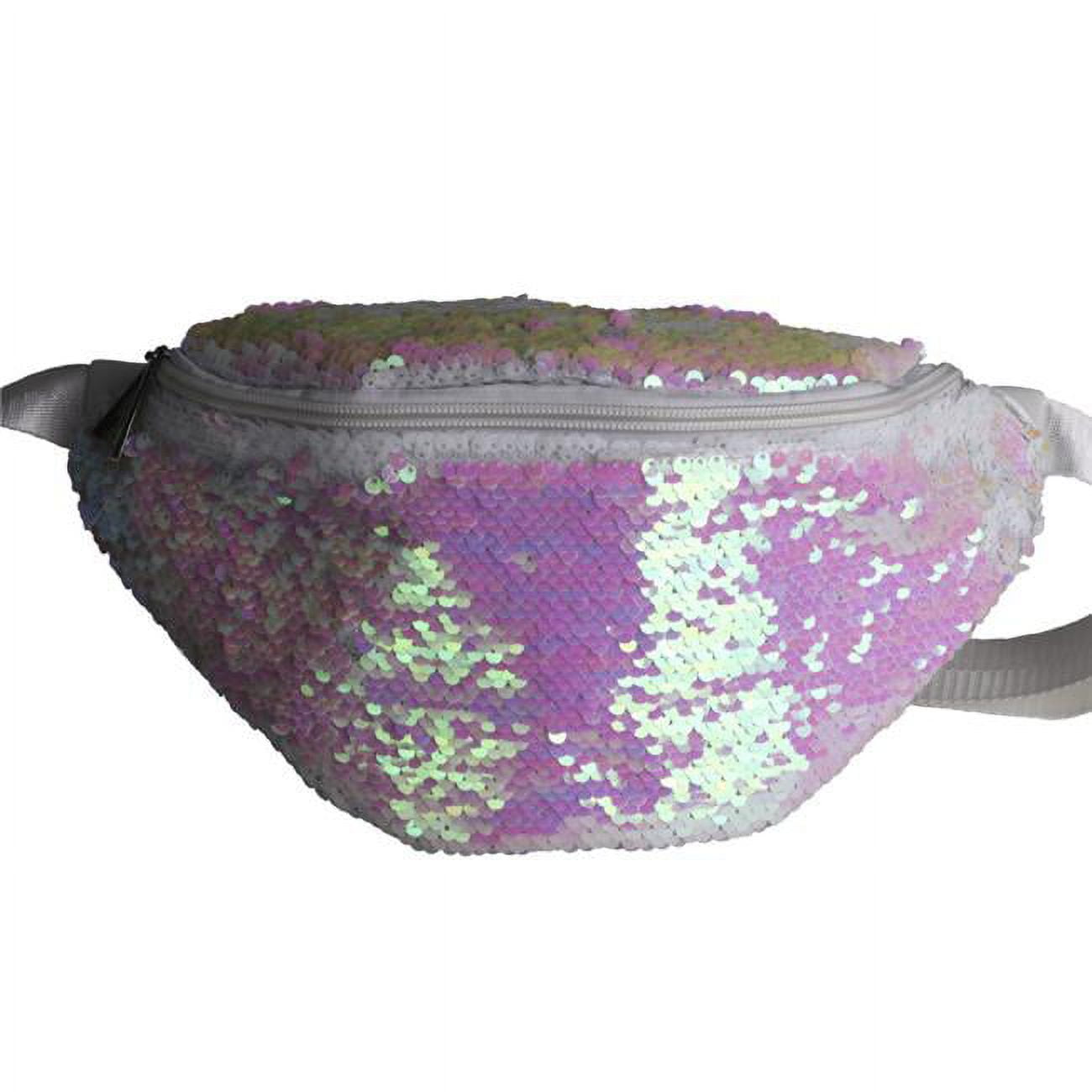 Western Fashion 3824-PNK Sequin Fanny Pack, Pink & Aurora Borealis ...