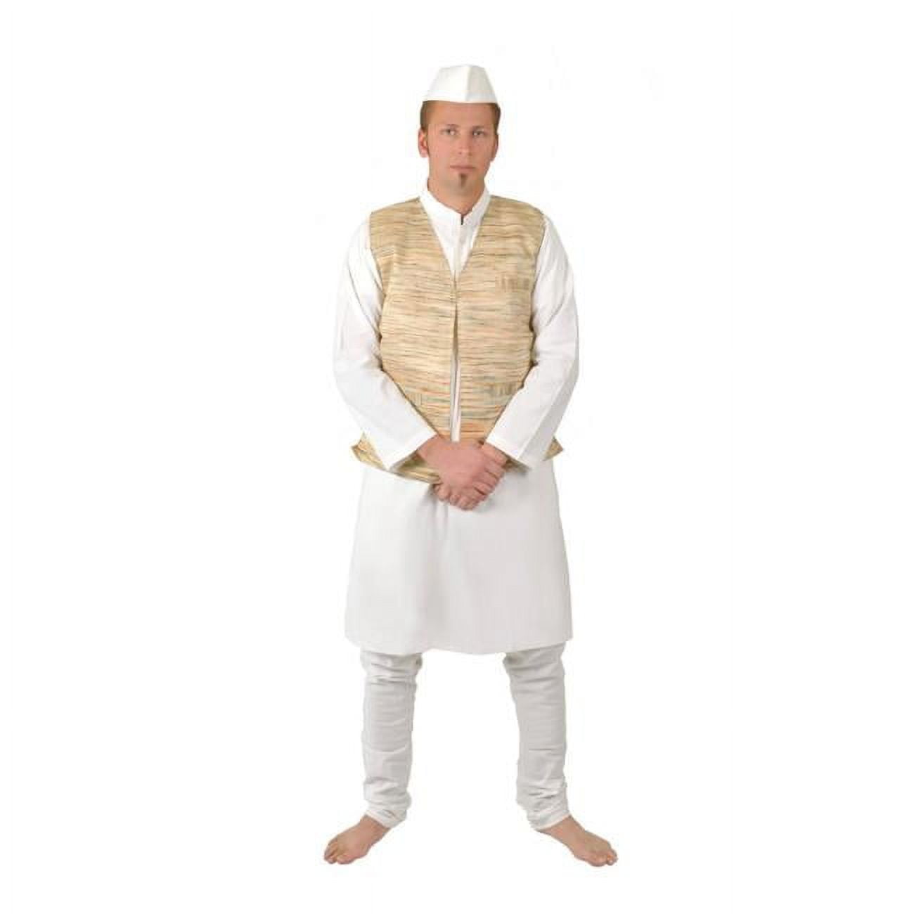 Western Fashion 4251-LXL Jawahar Lal Nehru Costume, White - Large ...