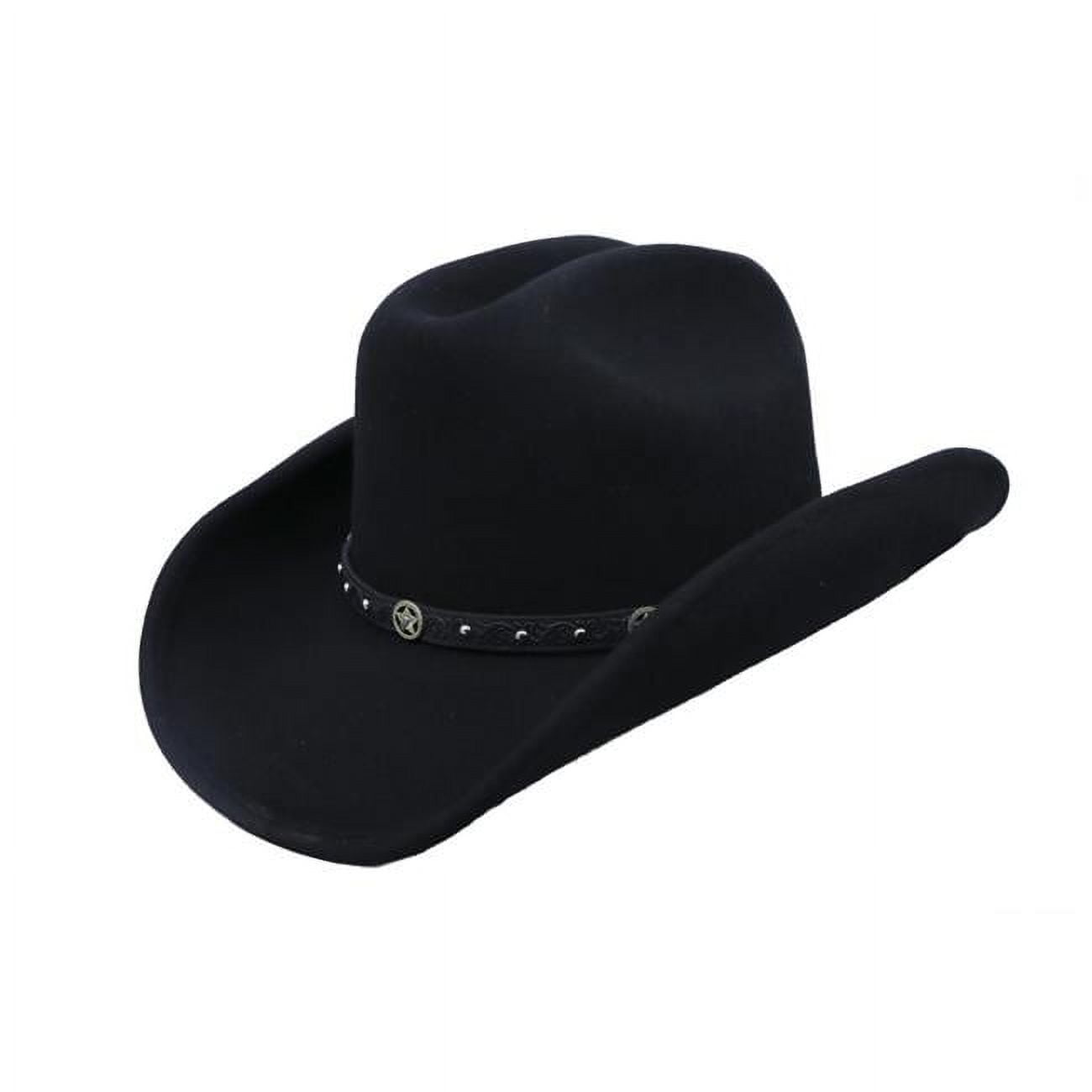 Western Fashion 69553-XL 6.5 in. x 57 cm 100 Percent Wool Felt Top Hat ...