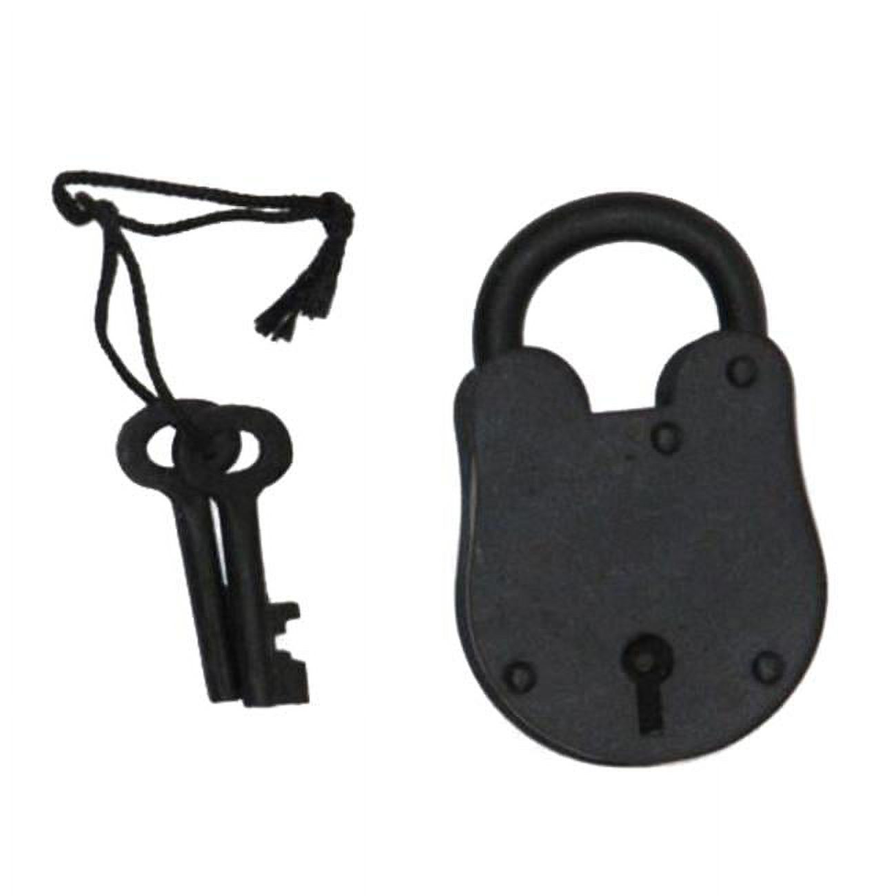 Western Fashion IR8010 3.5 in. Antique Iron Lock, Iron - Walmart.com