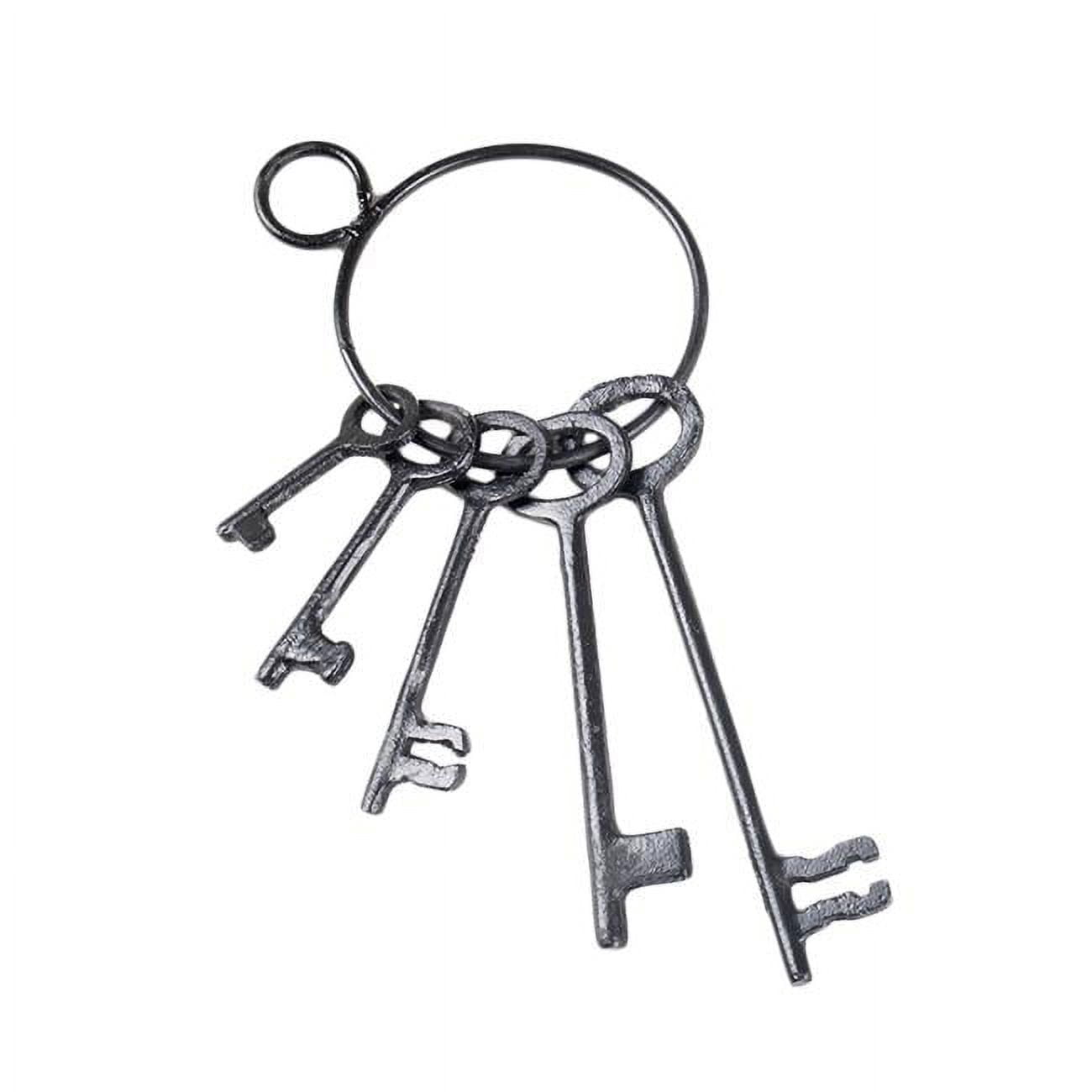 Western Fashion IR8012 2-6 in. Iron Jailhouse Pirate Key Bunch, Iron ...