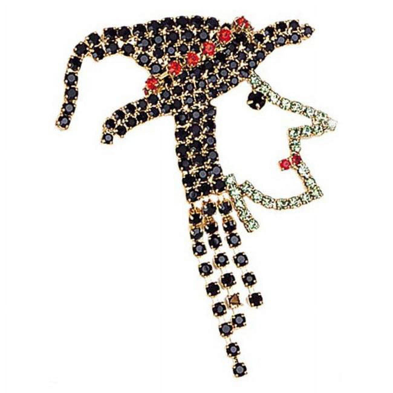 Western Fashion RSP2064 Witch Rhinestone Brooch, Silver - Walmart.com