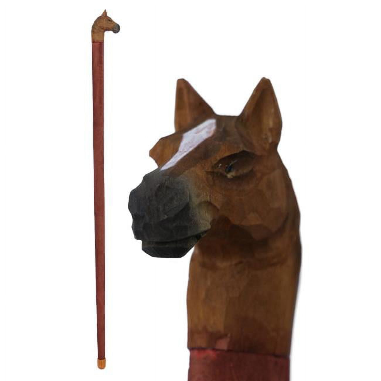 Western Fashion WP13205 36 in. Wooden Cane, Horse - Walmart.com
