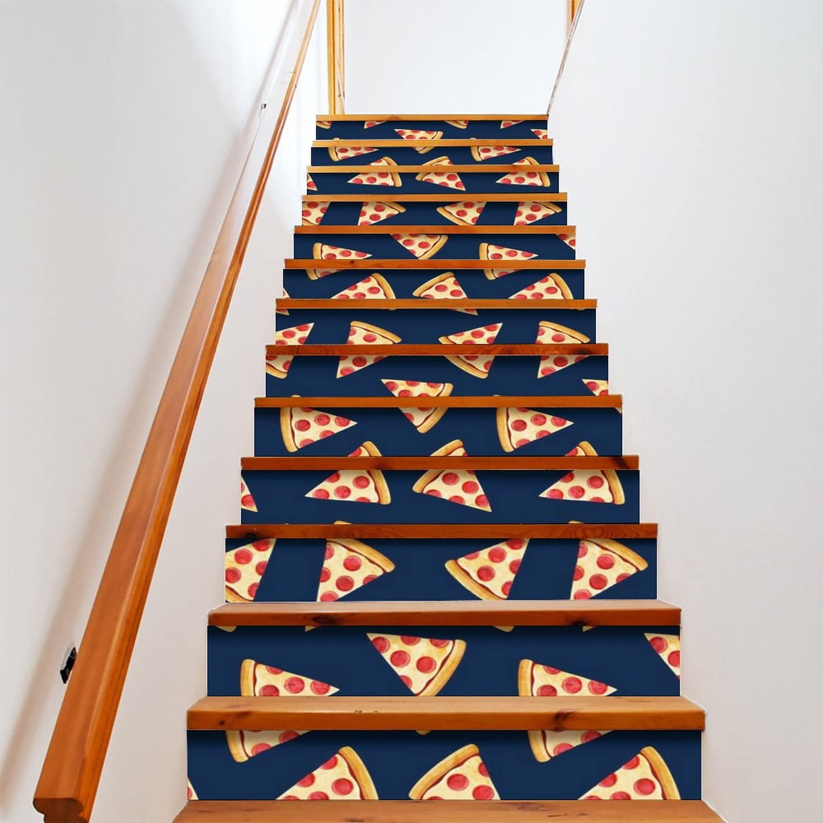 Western Fast Food Stair Stickers Delicious Hamburger Staircase Decals ...